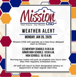 Delayed Start for Students - Weather Alert | Alton Elementary School